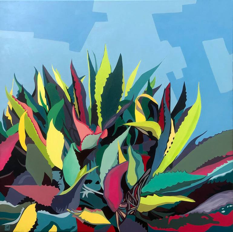 commissioned (final version) Painting by Christophe Carlier | Saatchi Art