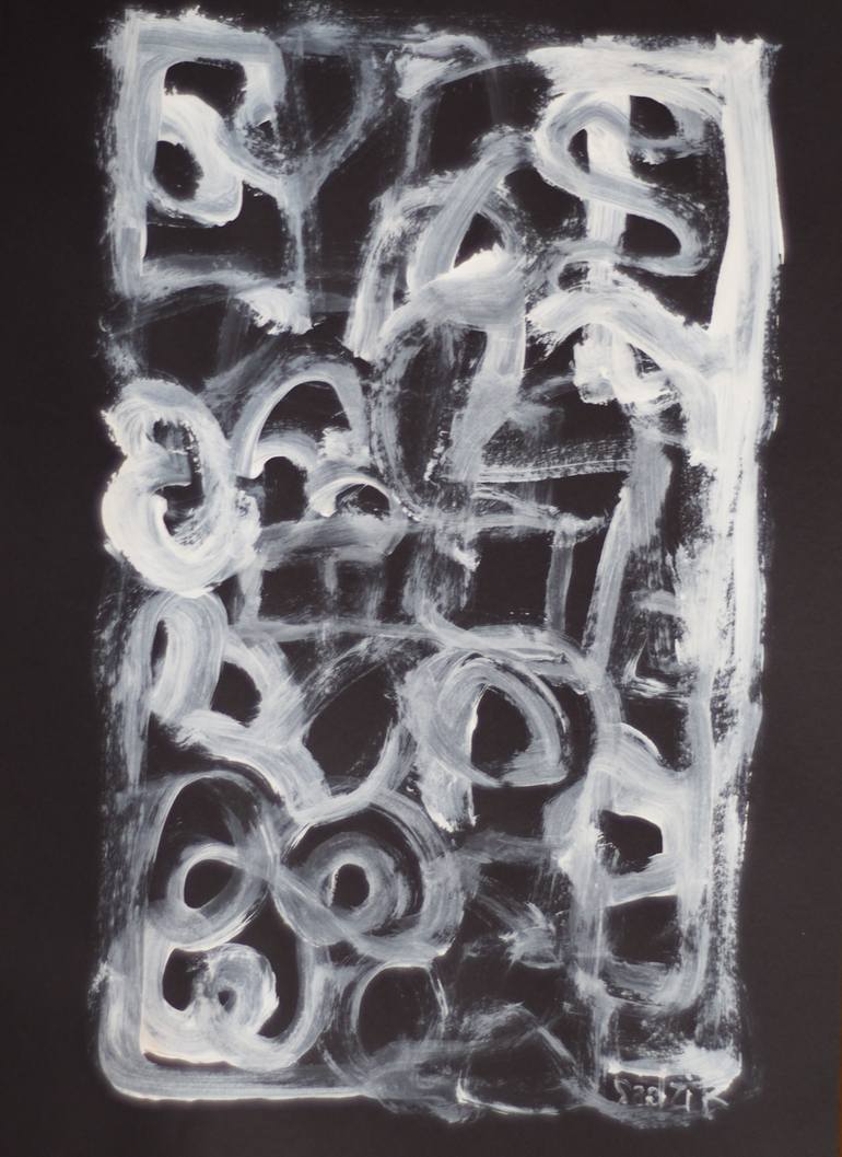 black and white dollars Painting by Anna Sadzik | Saatchi Art