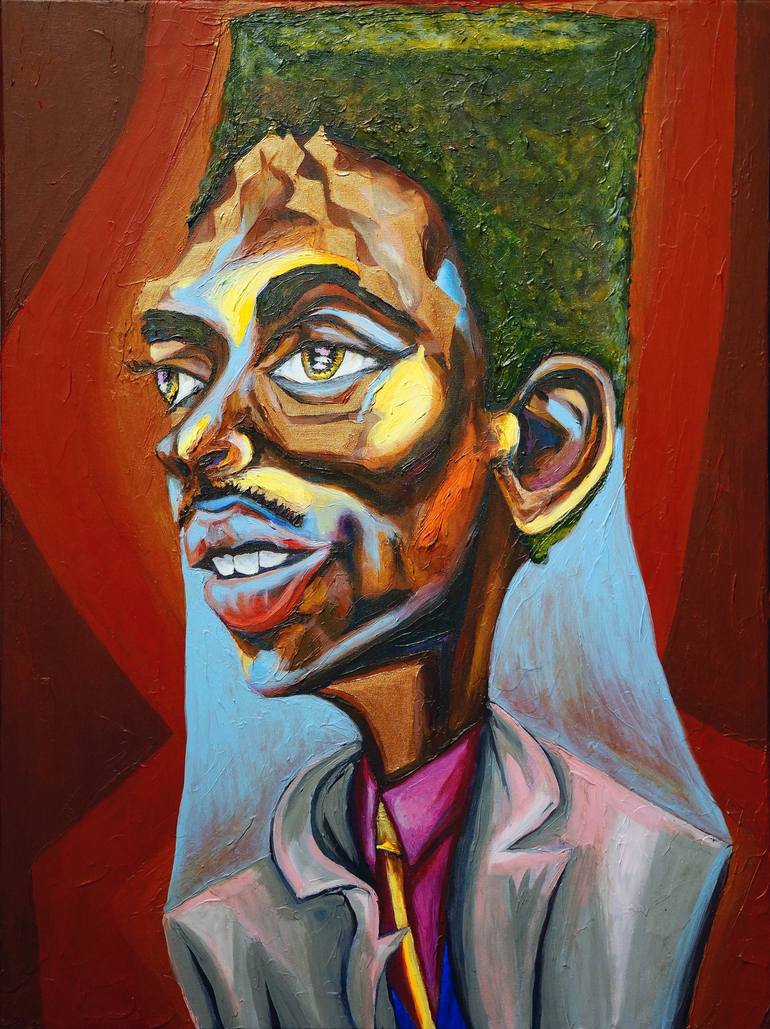 Theodore Teddy Marcus Edwards (Jazz Series) Painting by Quinones Studio ...