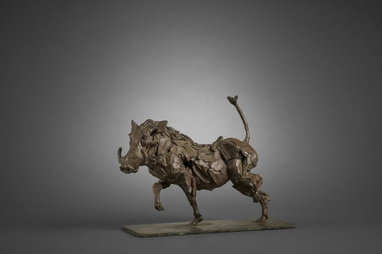 Warthog Study Sculpture by Fred Gordon | Saatchi Art