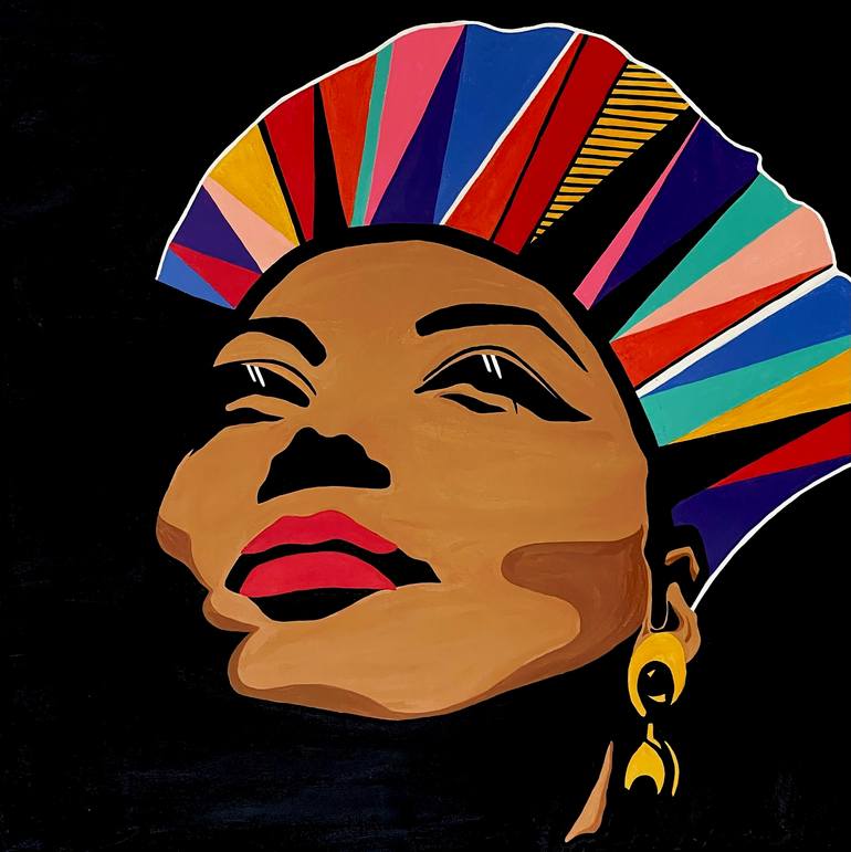 Queen Painting by Lesley Lewis | Saatchi Art