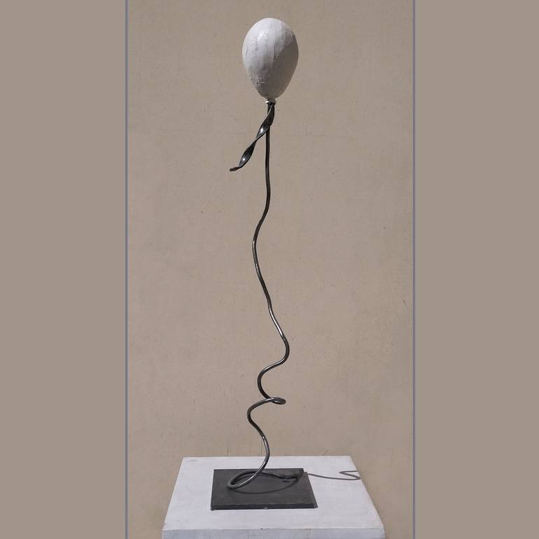 White Balloon Sculpture by Simoni Symeonidou | Saatchi Art