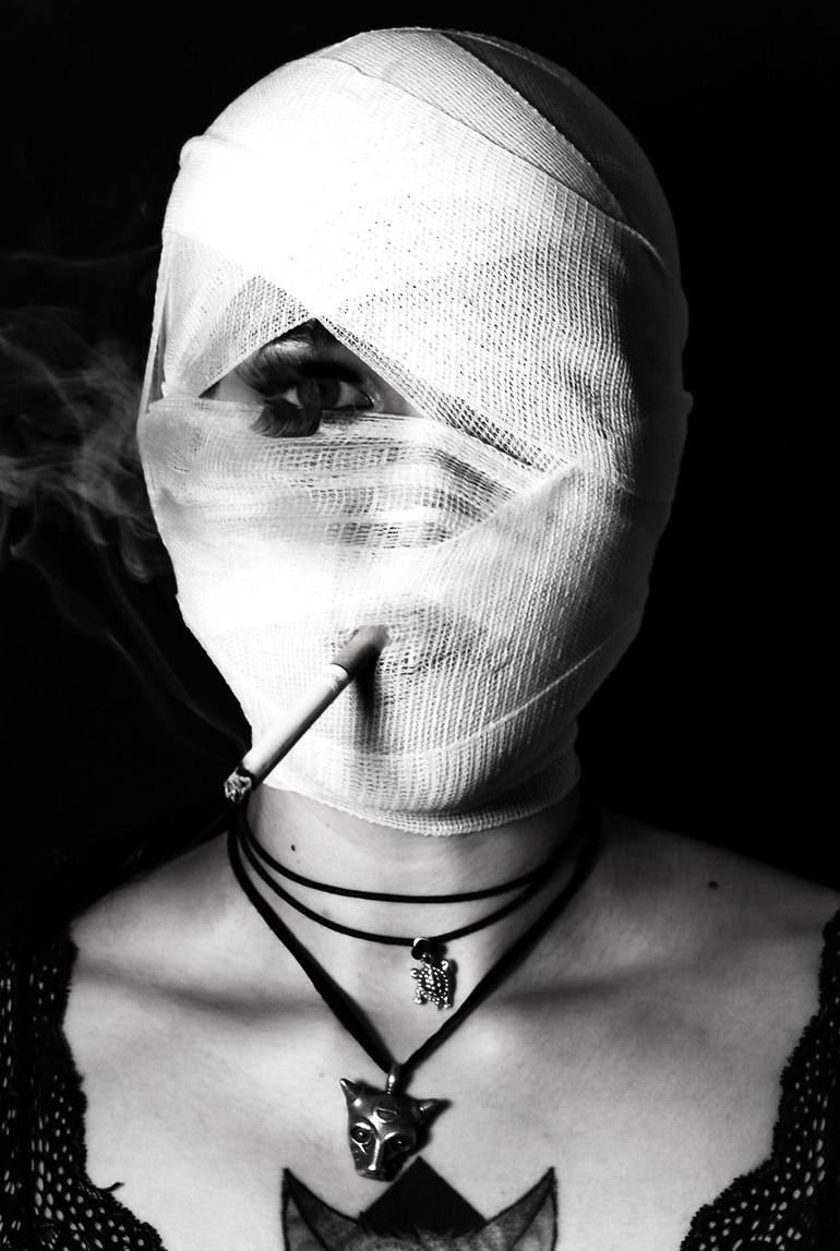 Female Smoking # 20 - Limited Edition of 1 Photography by Jens Kohlen ...