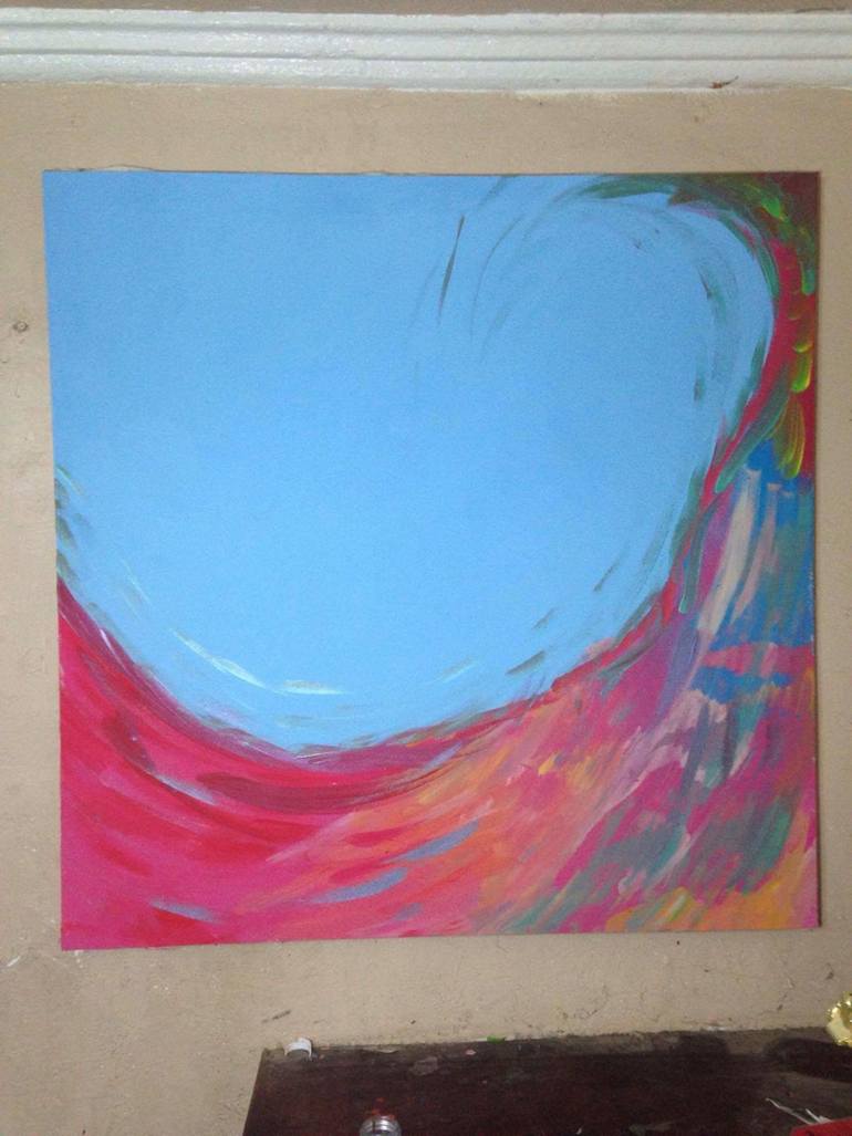 El color del mar Painting by Jorge Valdez | Saatchi Art