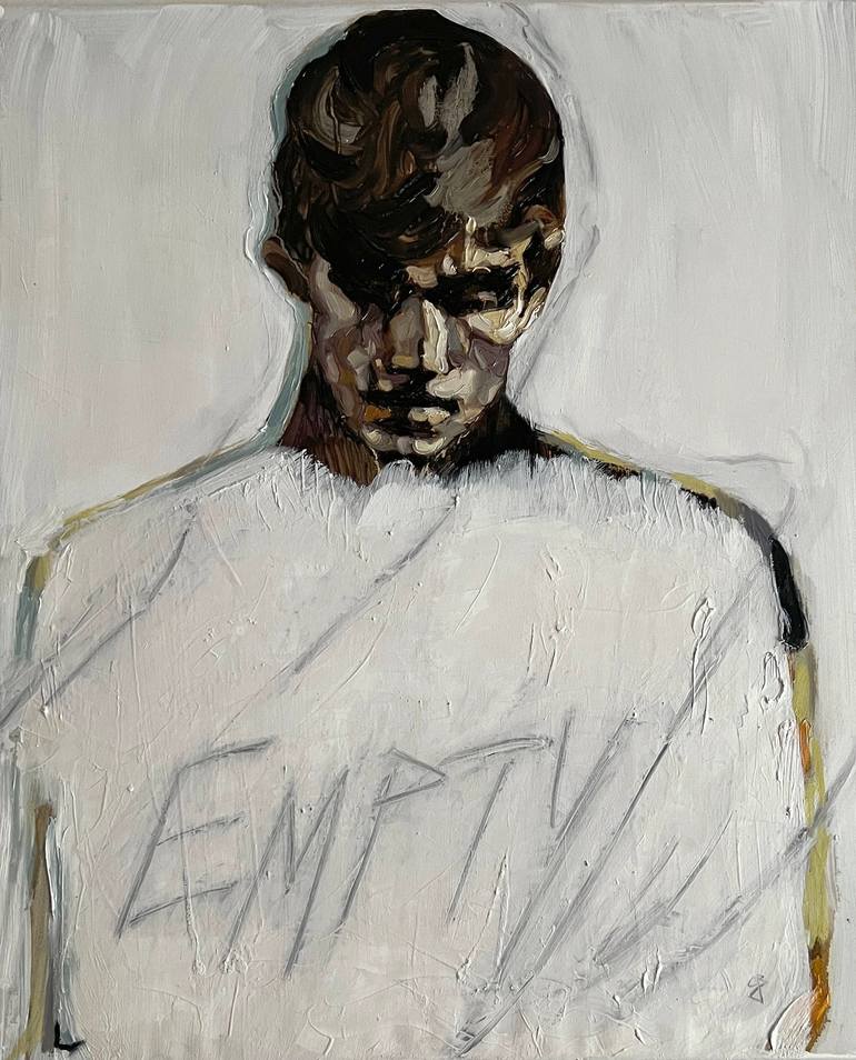 Empty Absence Painting by Claudia Barbu | Saatchi Art