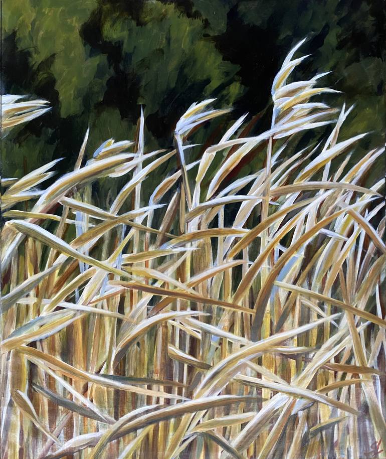Tall Grass Painting by Sophie Labayle | Saatchi Art