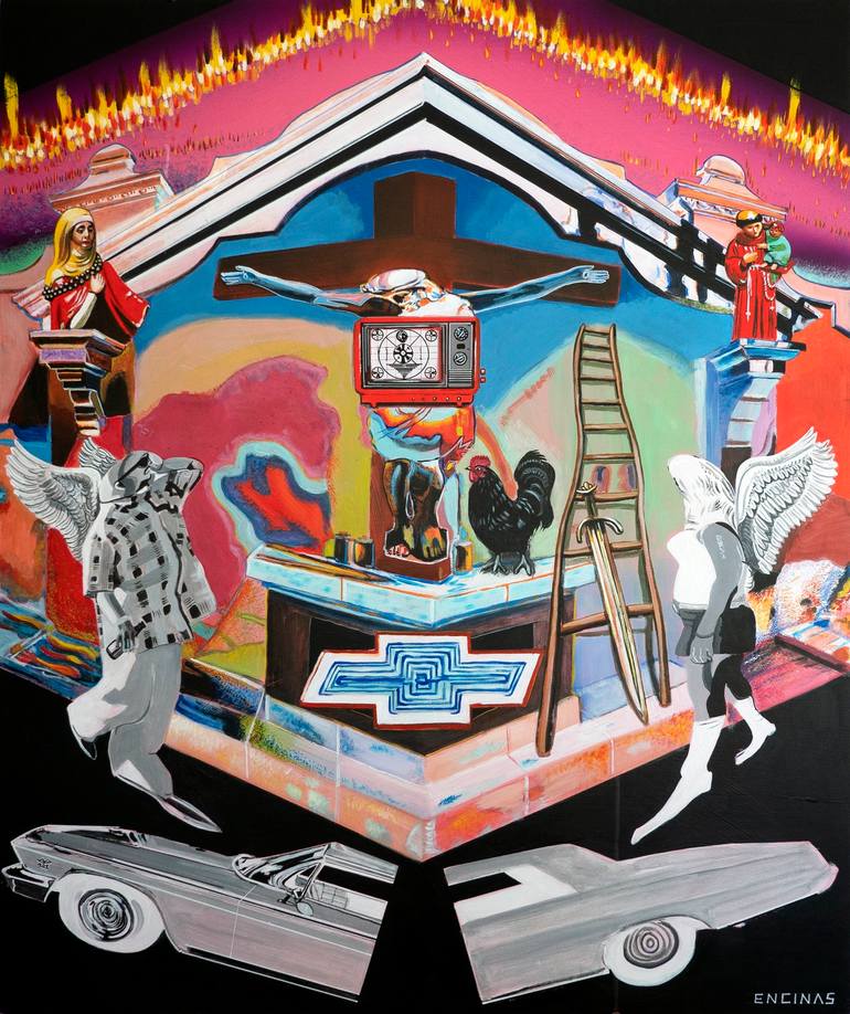 JACOB'S LADDER Painting by Carlos Encinas | Saatchi Art