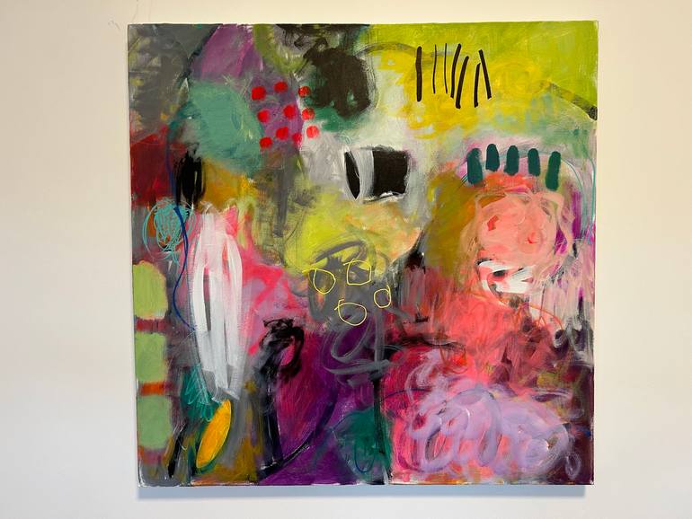 Uncanny Purple Painting by rose mcphee | Saatchi Art