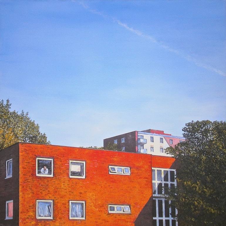 Contrail Painting by Simon Hopkinson | Saatchi Art