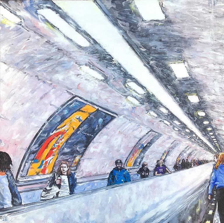 Strangers Painting by Simon Hopkinson | Saatchi Art