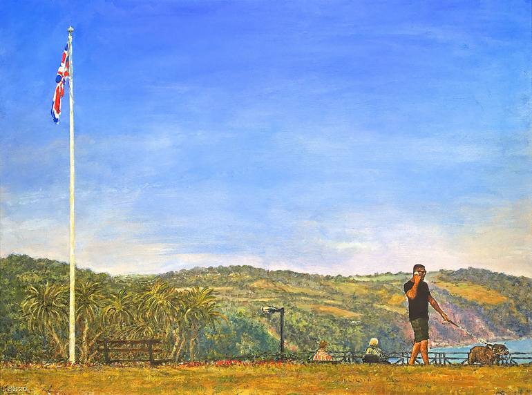 Brit Coast Painting by Simon Hopkinson | Saatchi Art