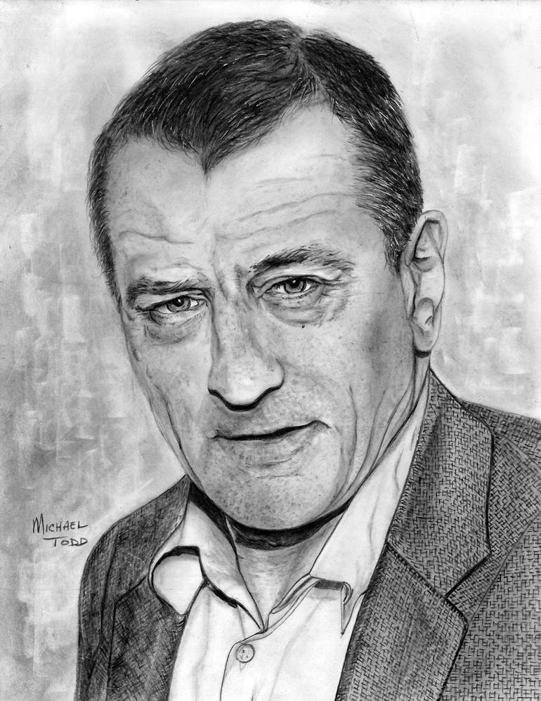Robert De Niro Drawing by Michael Todd | Saatchi Art