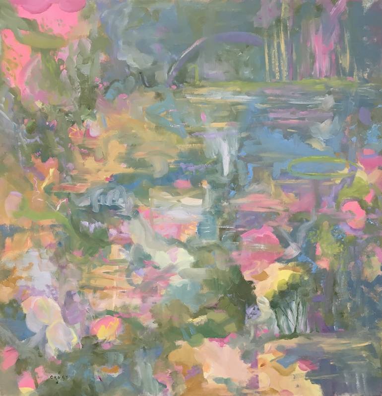 “Memories of Giverny” oil painting Painting by Peggy Casey-Mason ...