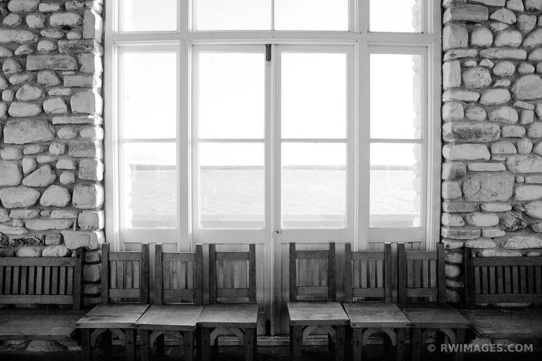 CHESTER THORDARSON'S BOATHOUSE ROCK ISLAND DOOR COUNTY WISCONSIN BLACK ...