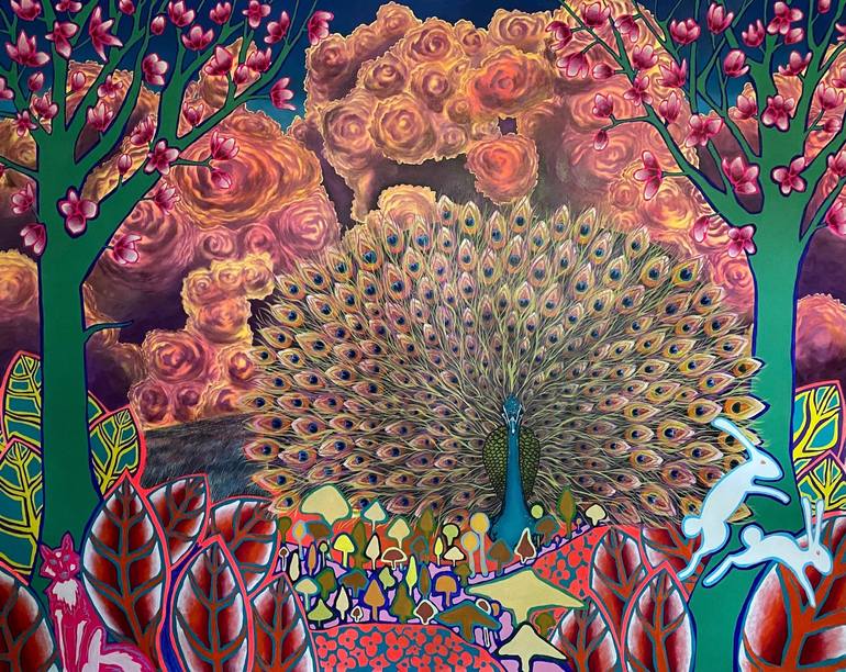 Conflagration Nation: Reborn of Fire Painting by Scott Allen Roberts ...