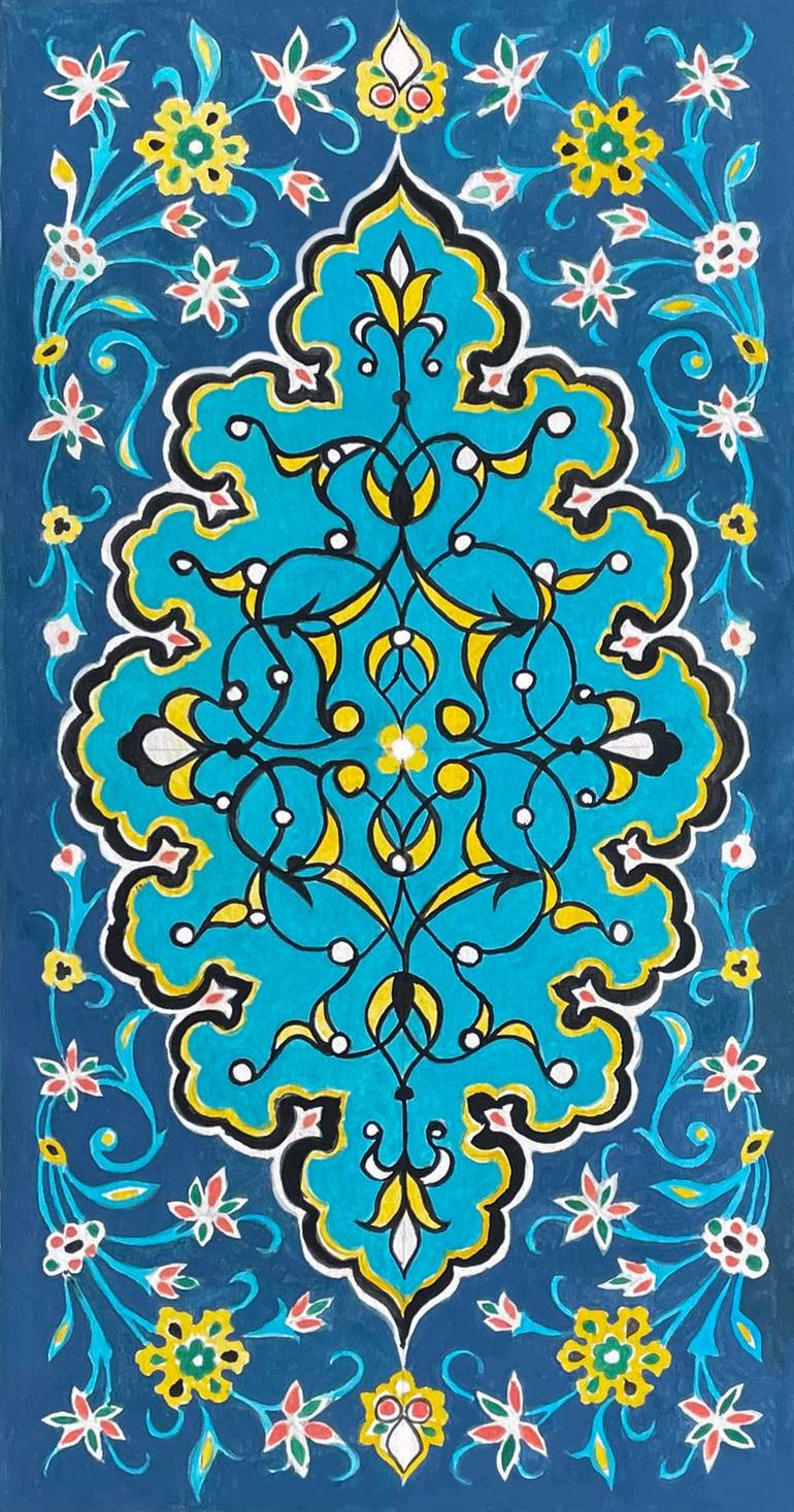 Shah-i-Zinda II Painting by Priyanka Sethy | Saatchi Art