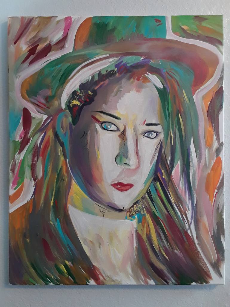 Boy Painting by Rick Sorrells | Saatchi Art