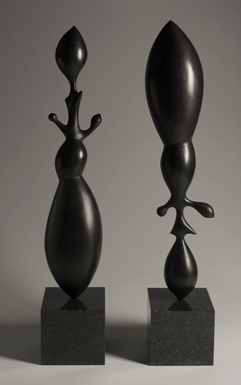 A&E. (Adam and Eve). Diptych Sculpture by Vladimir Makeev | Saatchi Art