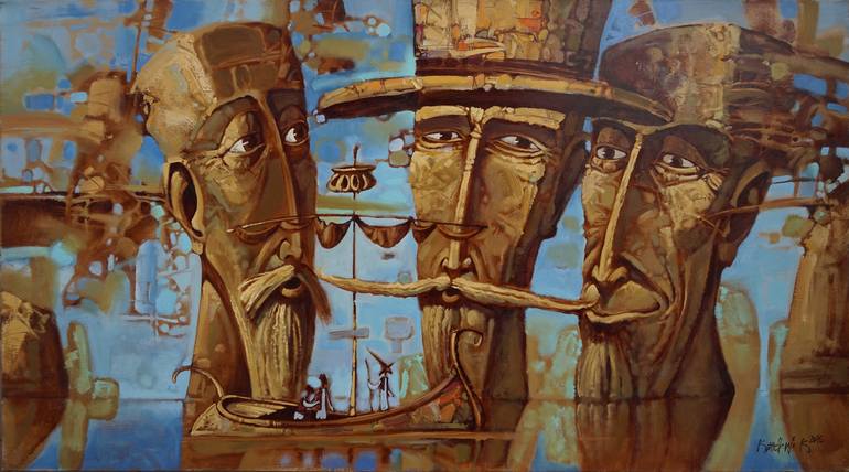Chance to observe Painting by Konstantin Kansky | Saatchi Art