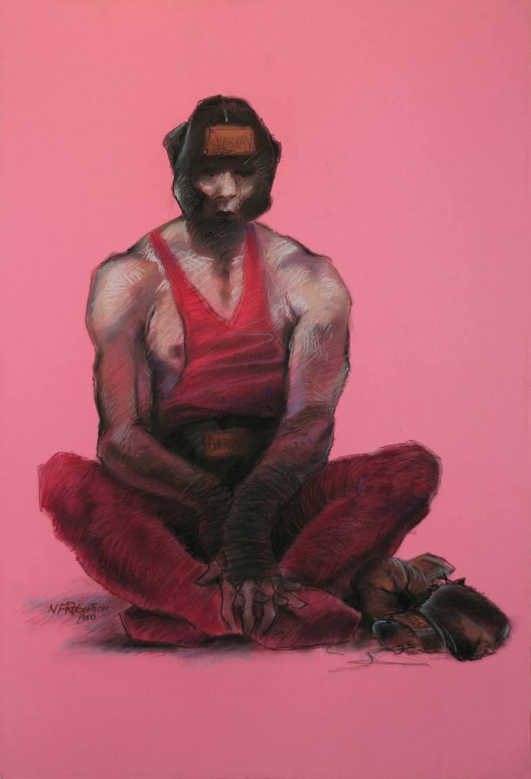 The Pugilist Painting by Nicholas Robertson | Saatchi Art
