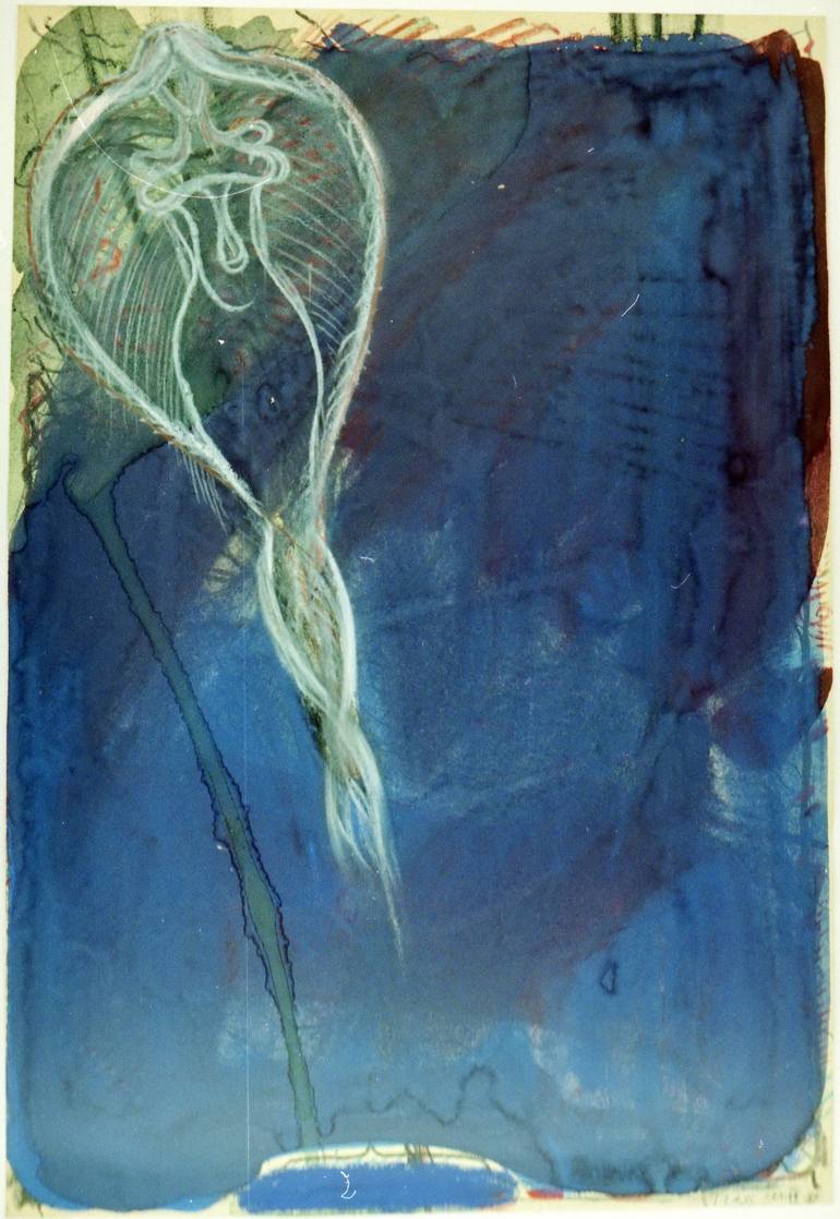 Tress, 1989 (work # 374) Drawing by Emil Agayev | Saatchi Art