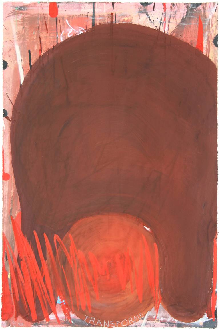 TRANSFORM, 1989 (work #425) Drawing by Emil Agayev | Saatchi Art