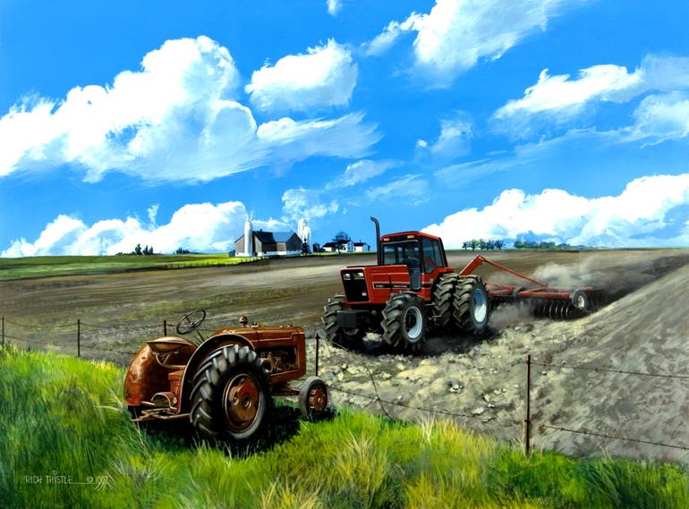 Big Red Painting by Rich Thistle | Saatchi Art