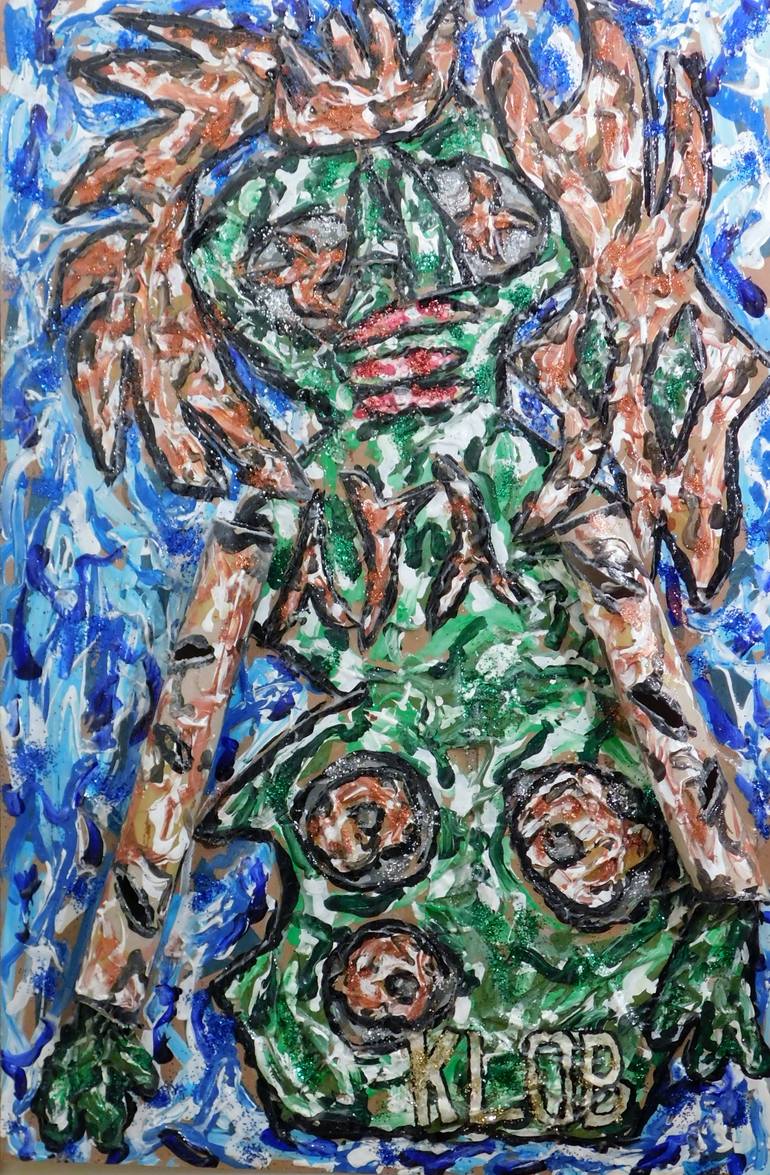 Mayan Snake King (Missing Dynasties) Painting by Kevin O'Brien ...