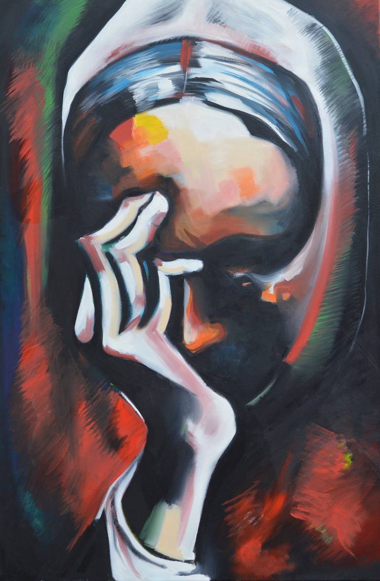 Sorrow Painting by Georgi Georgiev | Saatchi Art