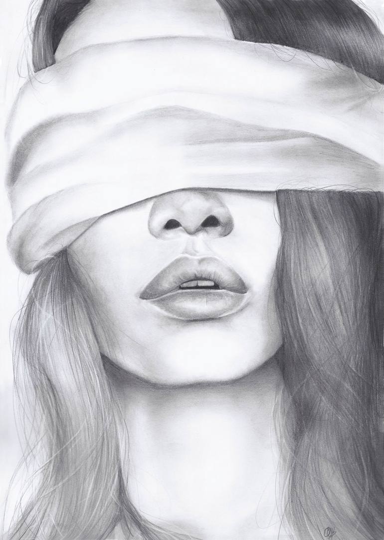 Obsession Drawing by Charlotte Kerswill | Saatchi Art