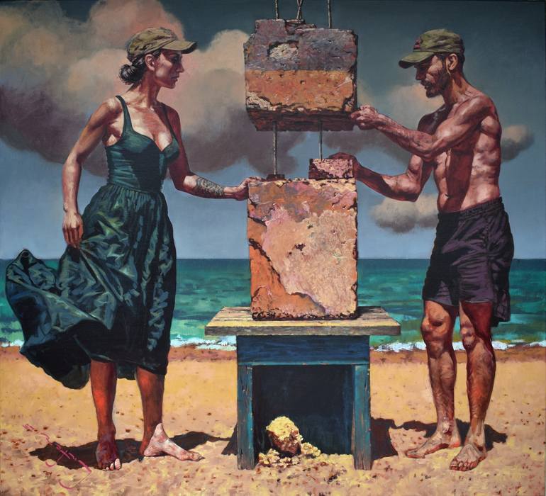 Sea Gifts (Creation) Painting by Alexander Lufer | Saatchi Art