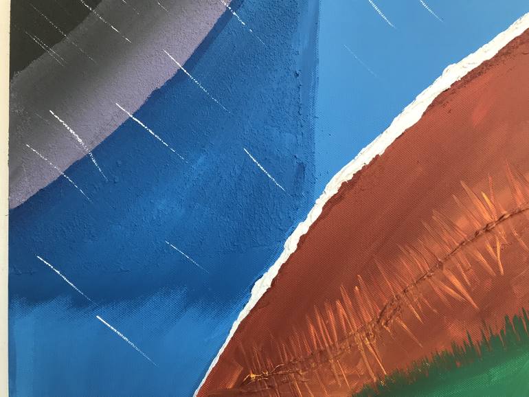 From space Painting by Daniel Kranz | Saatchi Art