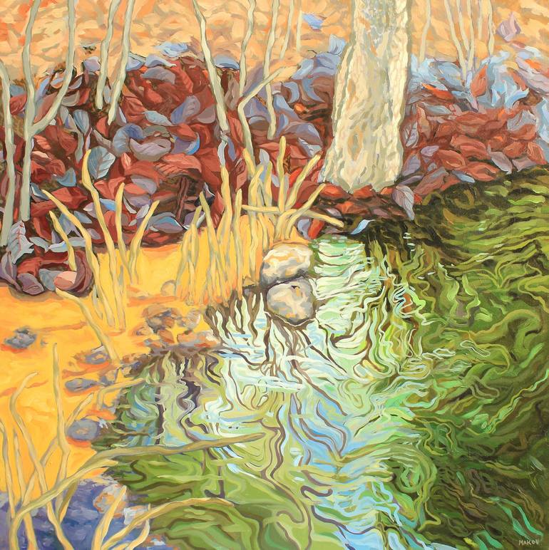 Ripples Painting by Susan Makov | Saatchi Art