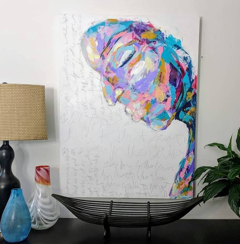 She Was Finally OK Painting by Heather Chism | Saatchi Art
