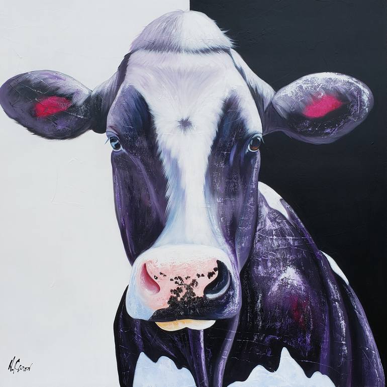 Priscilla Painting by Helene Caron | Saatchi Art