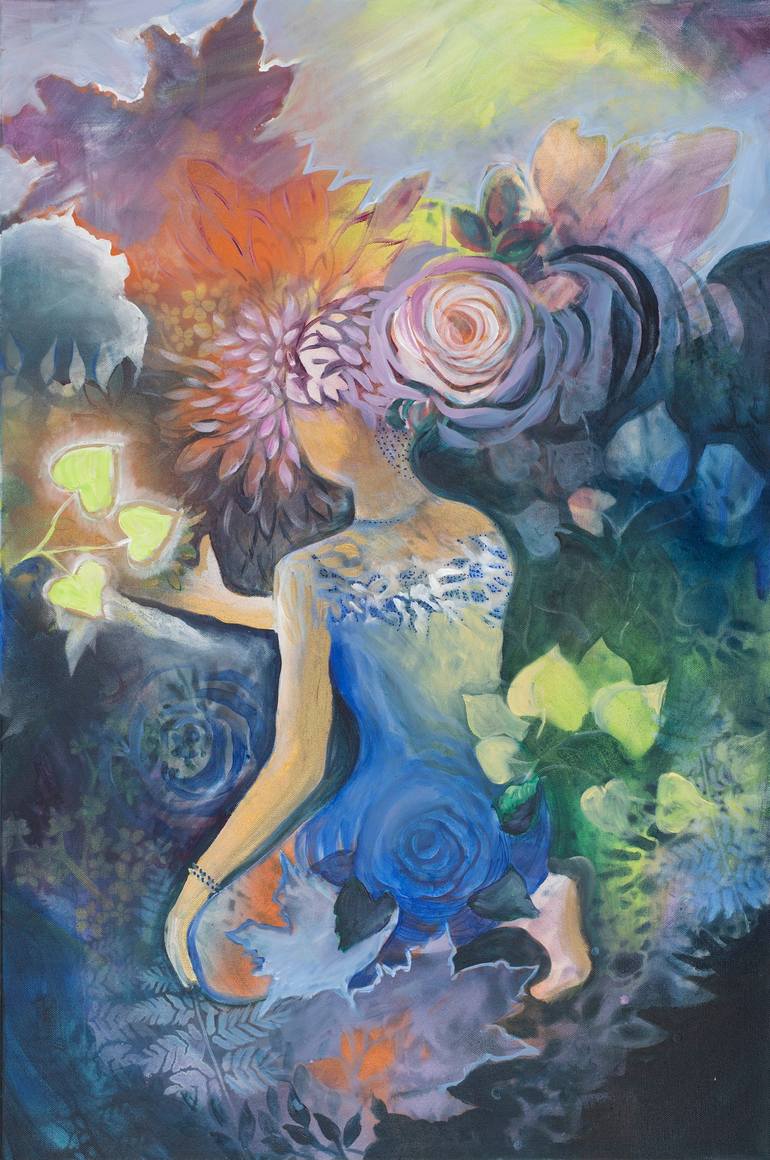 Healing Power of Curiosity Painting by Elizabeth Rydall | Saatchi Art