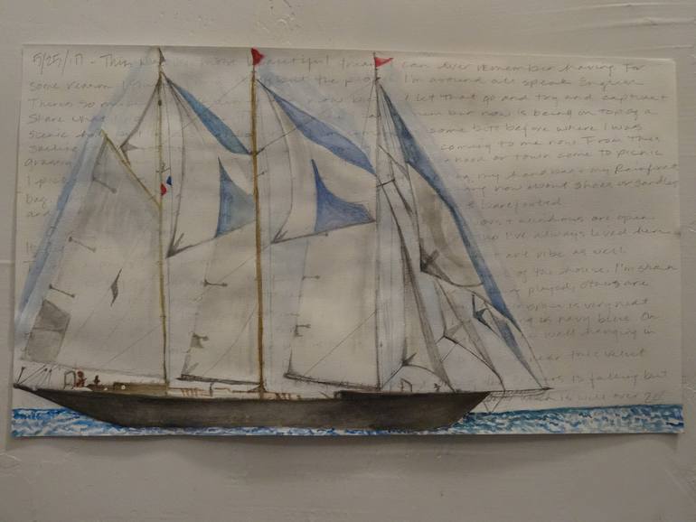 Atlantic Painting by Donna Goldman | Saatchi Art