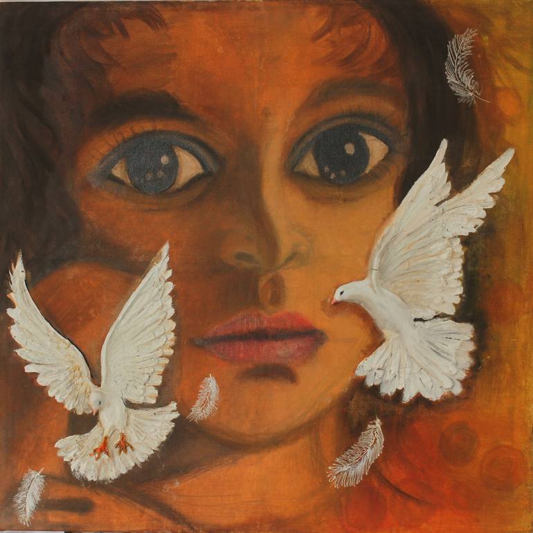 Innocence Painting by Suma Rao | Saatchi Art