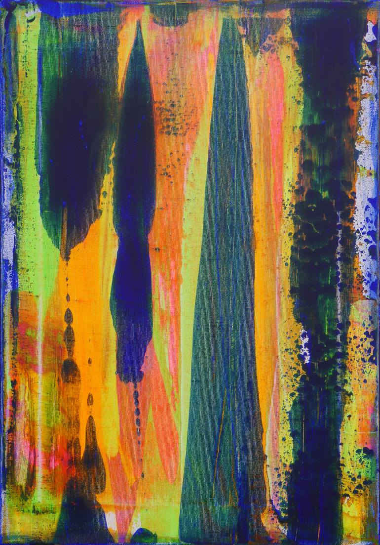 AB. #3 (SPEARS) Painting by Dima Braga | Saatchi Art