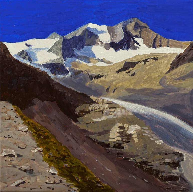 Way to the Moiry Cabin (SERIES Val d'Anniviers) Painting by Efi Fried ...