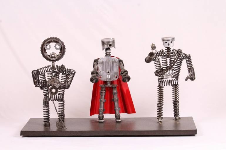 Art from Auto parts Sculpture by Aniket Patil | Saatchi Art