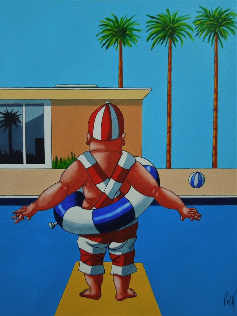 Making A Splash Painting by Paul Kiernan | Saatchi Art