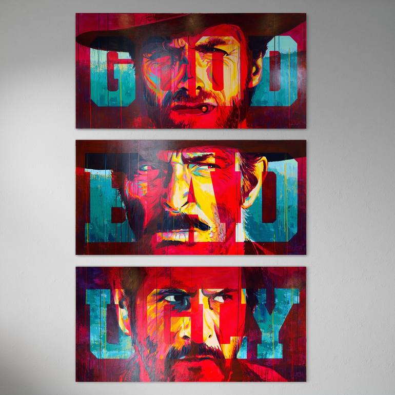 The Good, The Bad & The Ugly Painting by Allan Buch | Saatchi Art