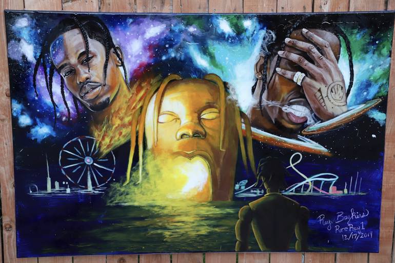 ASTROWORLD Painting by Ray Boykins | Saatchi Art