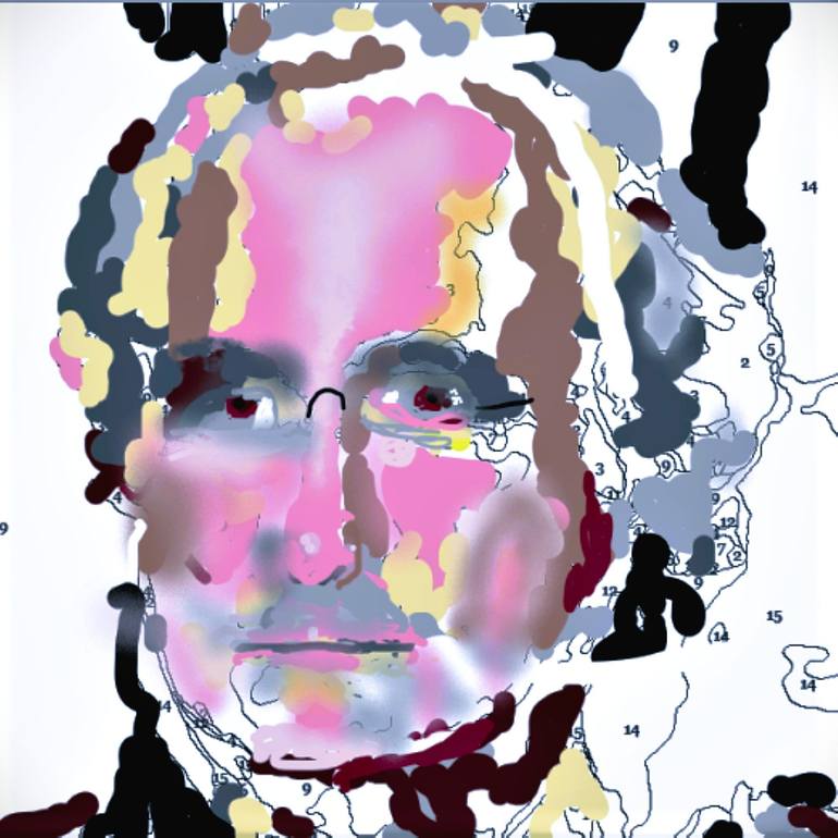 Paint Your Own Bernie Madoff Digital by Alan Wellikoff | Saatchi Art