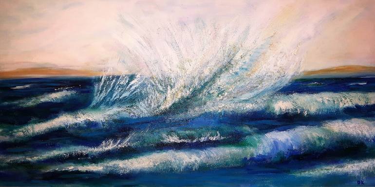 SPLASH! Painting by Debbie Kalavrezou | Saatchi Art