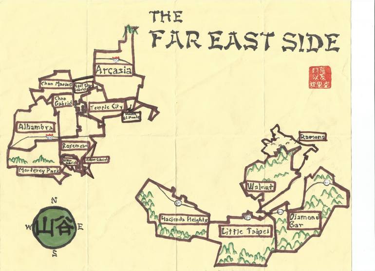 The Far East Side Drawing by Eric Brightwell | Saatchi Art