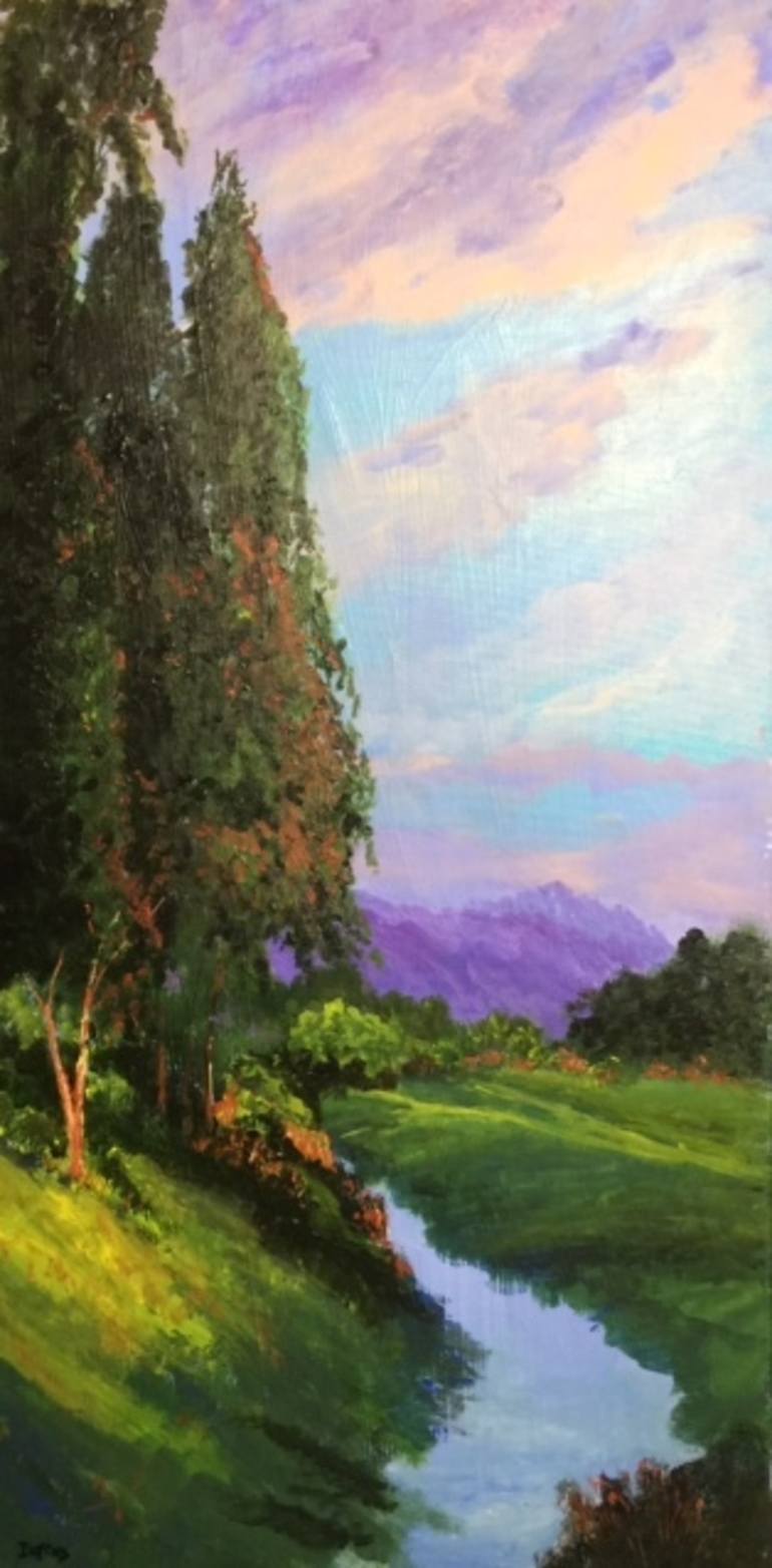 Carmel Valley Ranch, California Painting by Gerry Defries | Saatchi Art