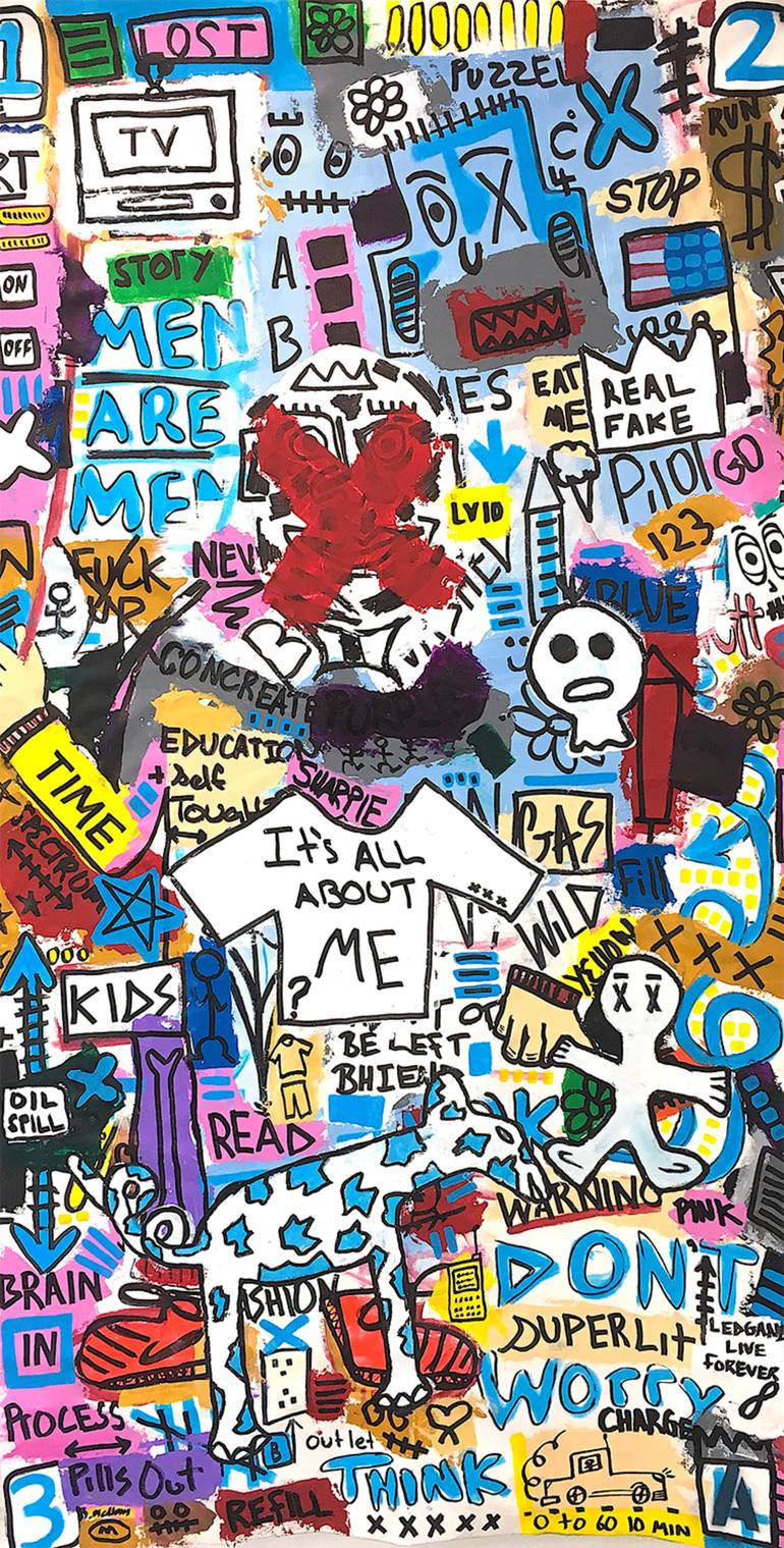 ALL ABOUT ME Painting by Alexander Reagan | Saatchi Art