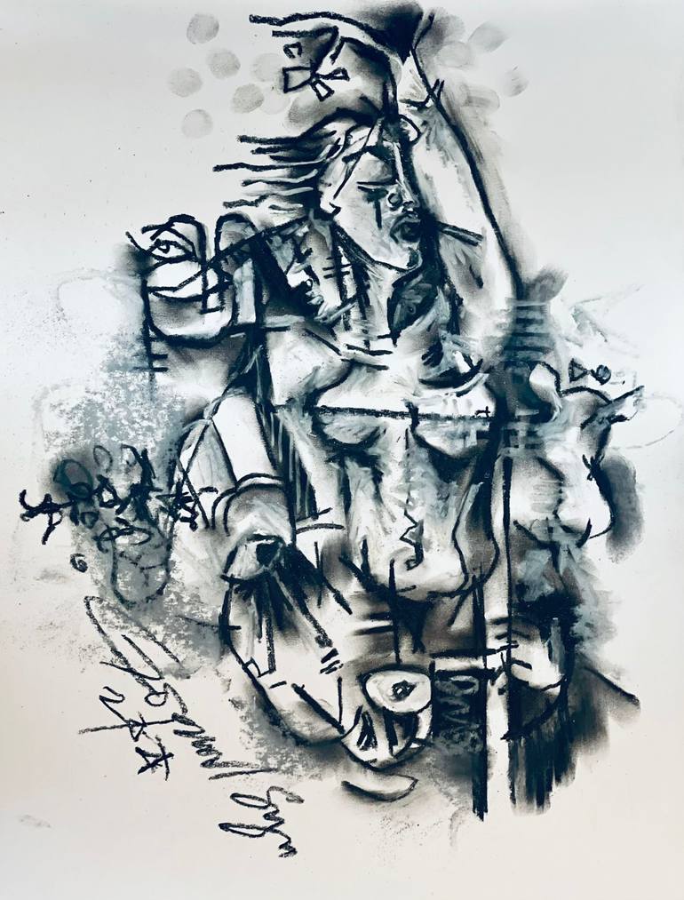 RedBlueArts Present Artwork Ecstasy By Gopaal Seyn Drawing by Gopaal ...